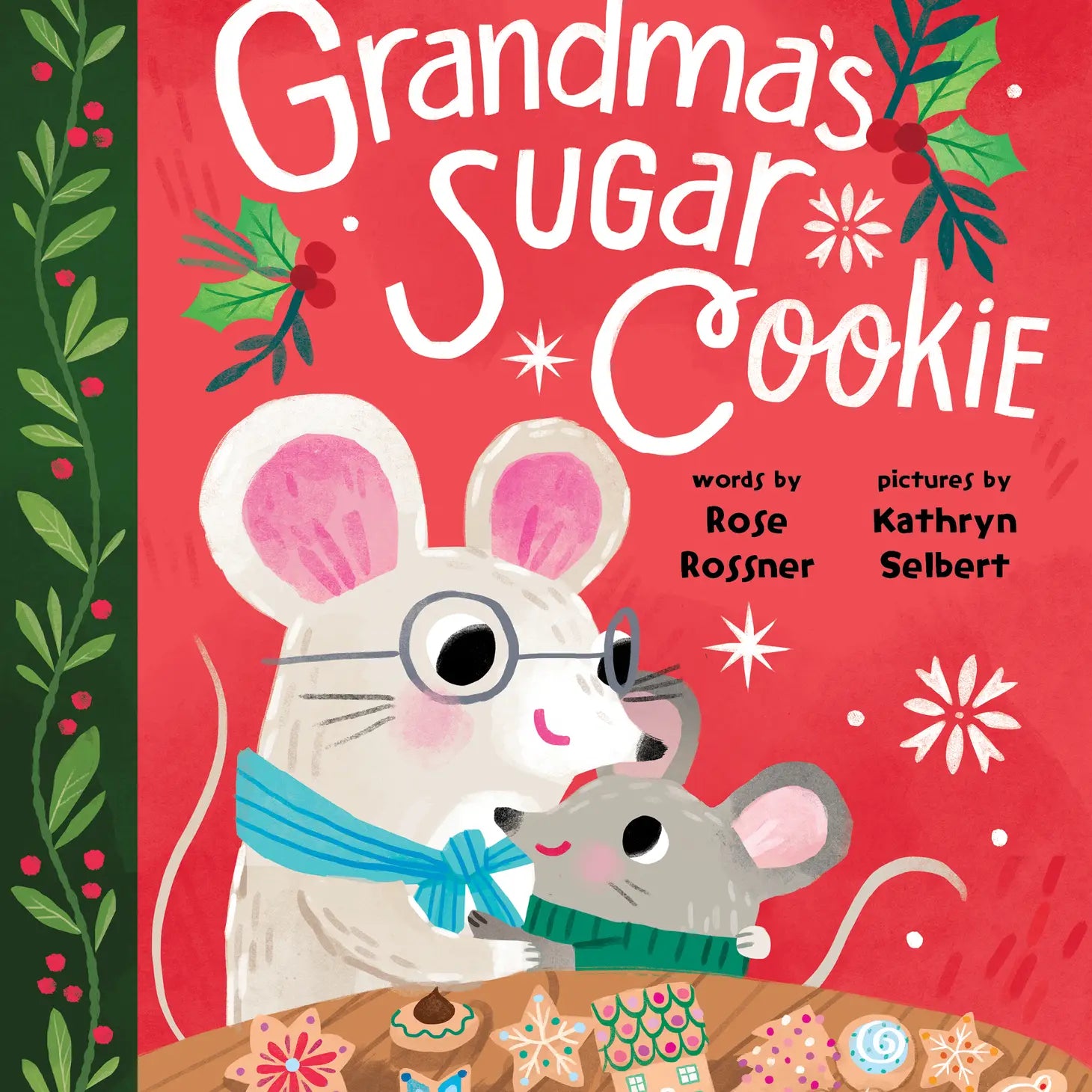 Grandma's Sugar Cookie – Flowers and Gray