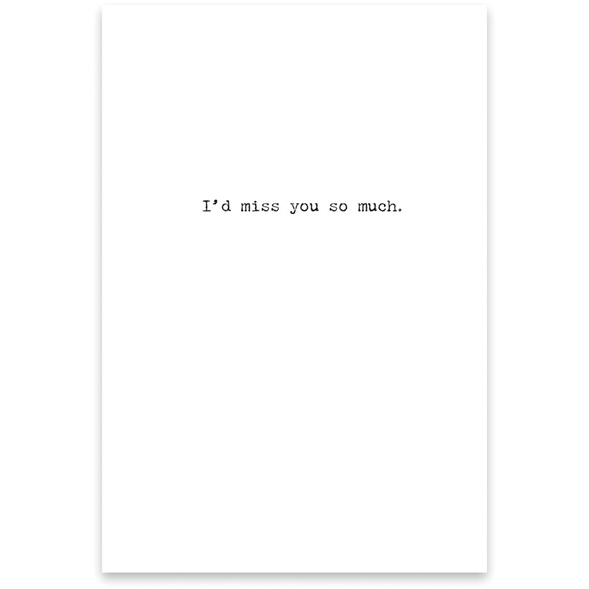 Sinking Ship Greeting Card – Flowers and Gray