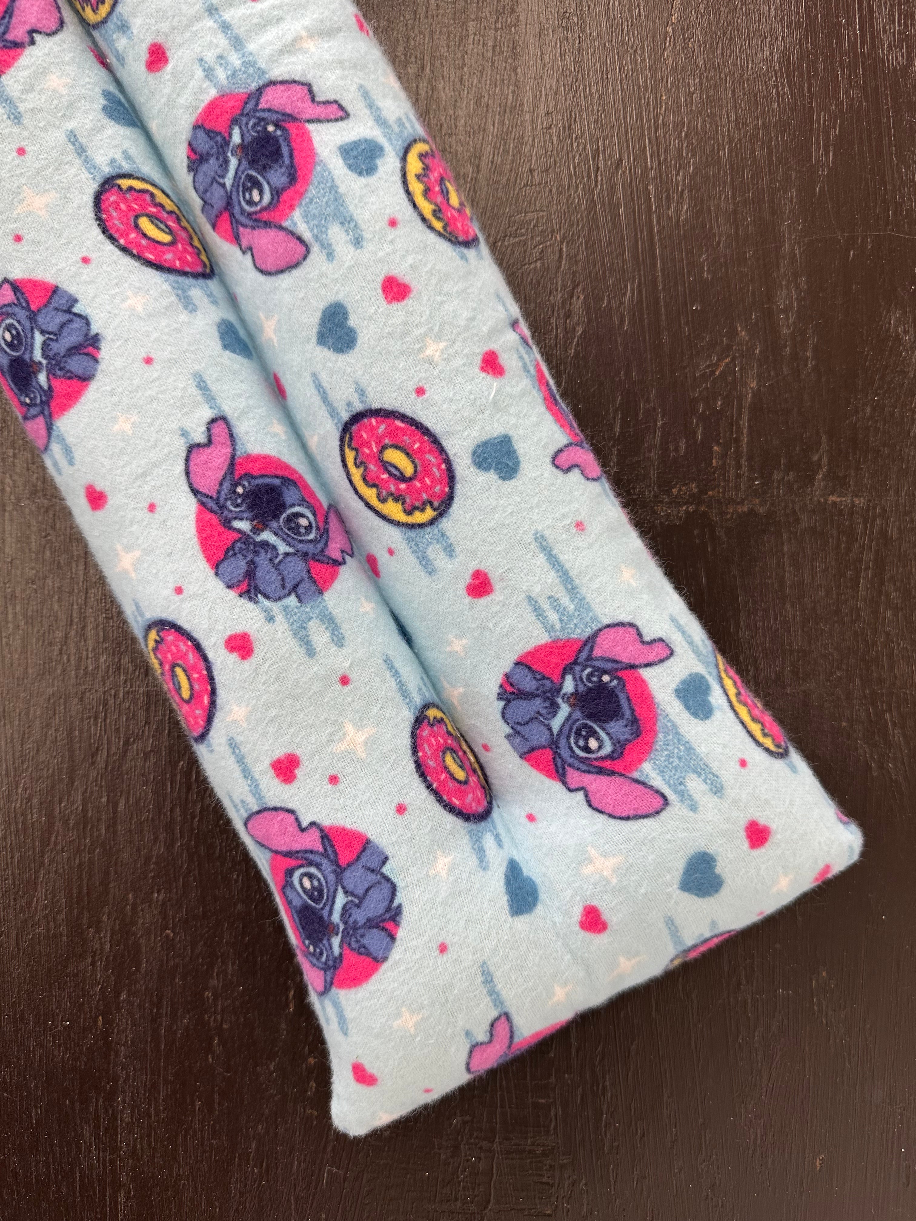 Stitch Character Rice Bag Heating Pad – Flowers and Gray