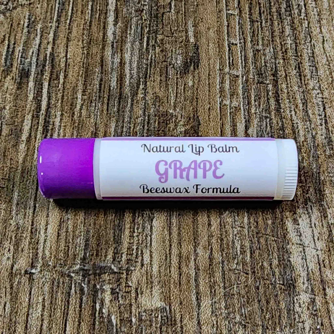 Natural Lip Balm - Grape – Flowers and Gray