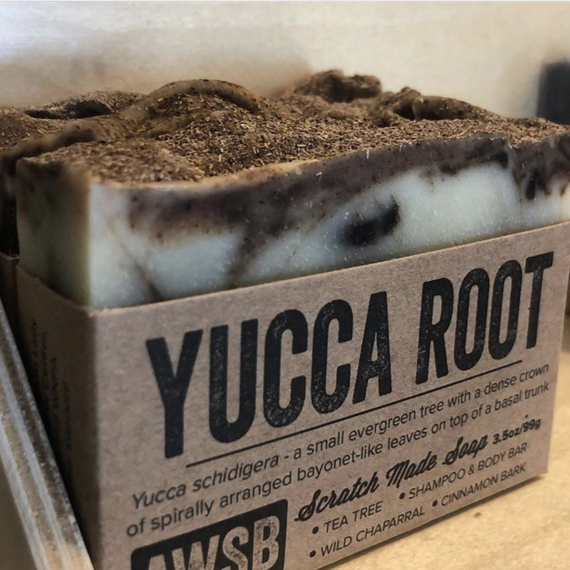 Yucca Root Soap – Flowers and Gray